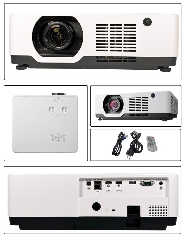 SMX MX-LK6500 projector front view