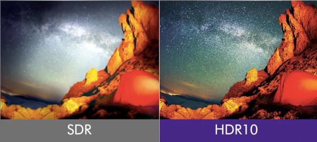 Projector HDR10 demonstration