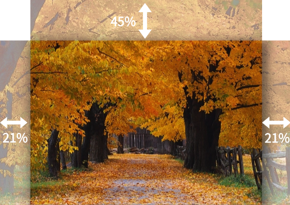 Lens shift demonstration