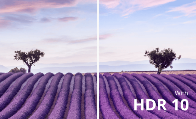 4K projection detail example