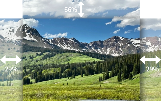 Lens shift function diagram
