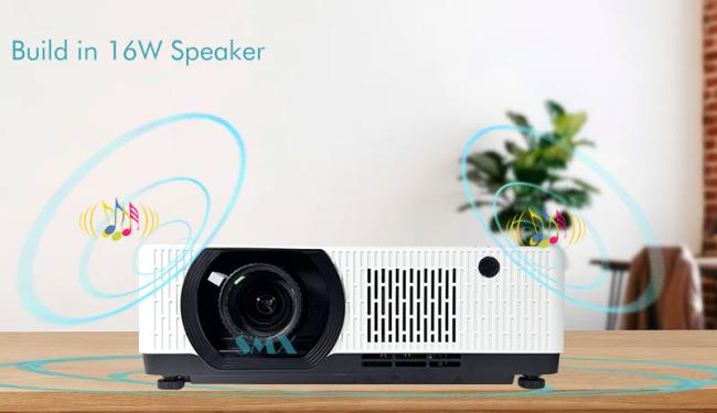 Built-in 16W speaker detail