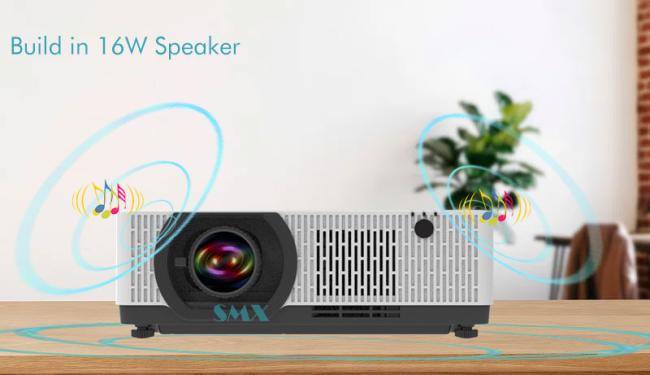 Projector speaker system details