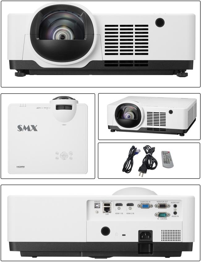 SMX MS-SL6000U projector detailed view