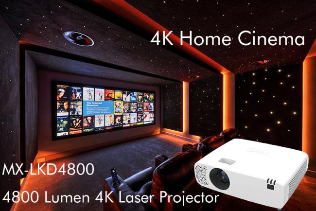4800 Lumens 4K Home Cinema Projector