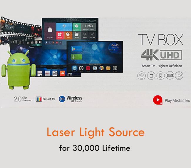 MX-LK5200 Laser Projector rear ports