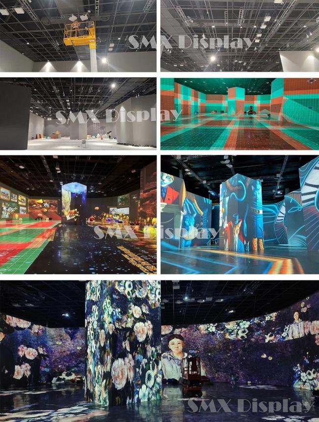 SMX projector displaying high-resolution content