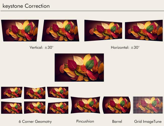Projector in operation