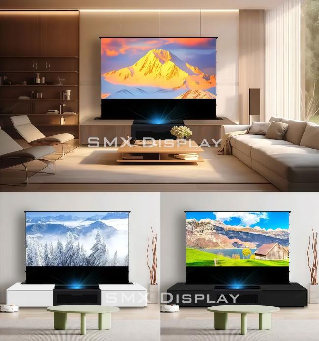 Laser projector in bright room environment