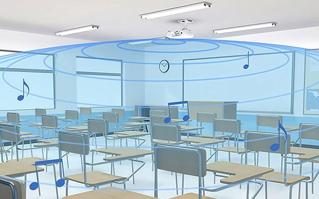 Built-in speaker system details