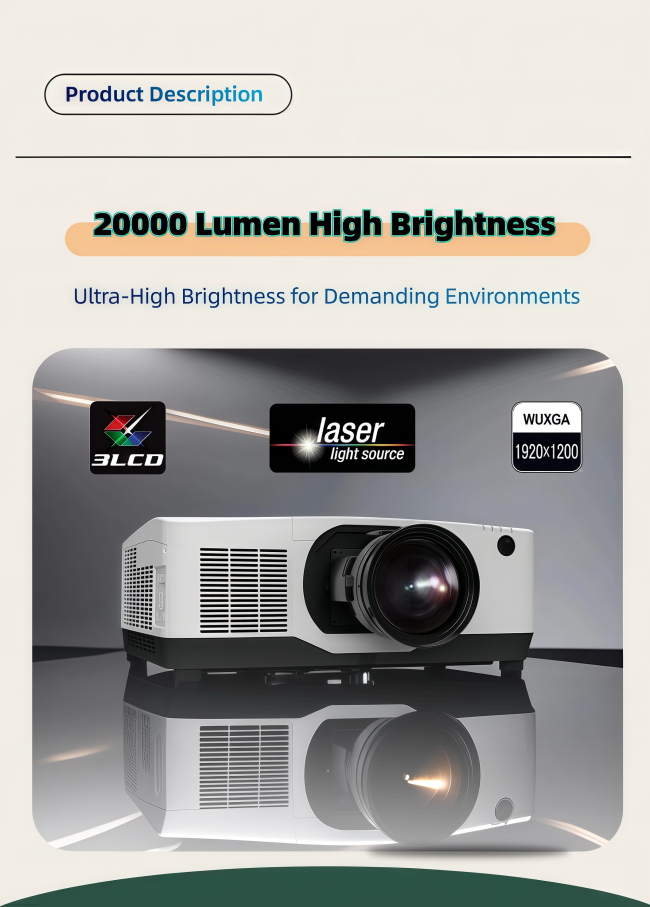 SMX MX-X20000U laser projector specifications diagram