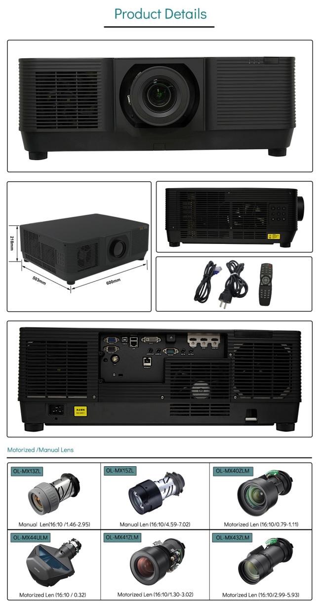 SMX MX-X15000U projector in professional installation