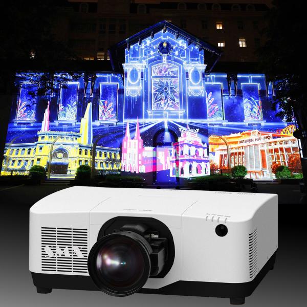 Quality Outdoor Large Venue Projector Motorized Lenses 3D Mapping Projector Easy for sale