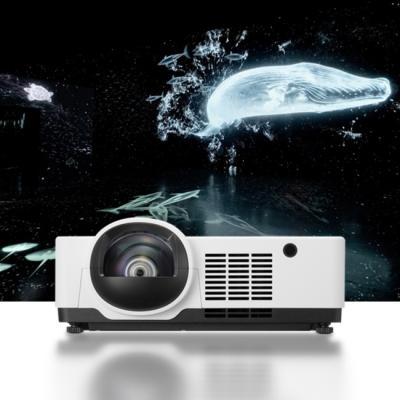 China 3LCD 6000 Lumen Compact Short Throw Laser Projector For Seamless Immersive Room Projection for sale