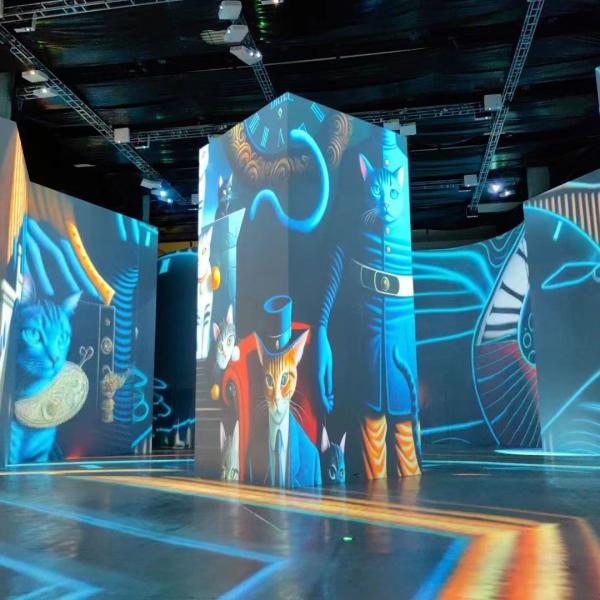 Quality 300 Inches Screen Immersive Room Projector 6000 Lumens High Contrast Seamless for sale