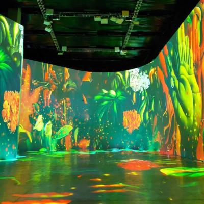 中国 高精度ショートスローレーザープロジェクター 6000 ルメン 浸透式プロジェクション 販売のため