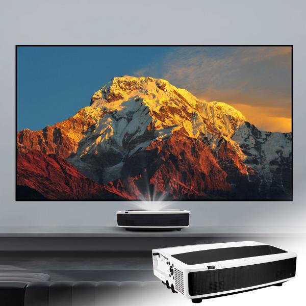 Quality 5000 Lumen Ultra Short Throw Laser Projector Home Theater UST Projector for sale