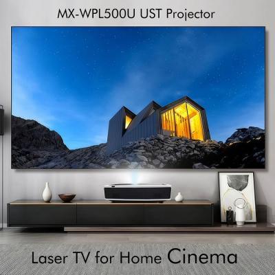 Cina Flessibile installazione proiettore per cinema domestico 5000 lumens UST proiettore laser energeticamente efficiente in vendita