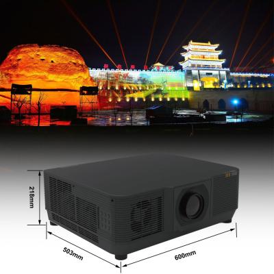 中国 LCDディスプレイ 12000 ルメン プロジェクター 建物プロジェクション 3D マッピング用ズームレンズ 販売のため
