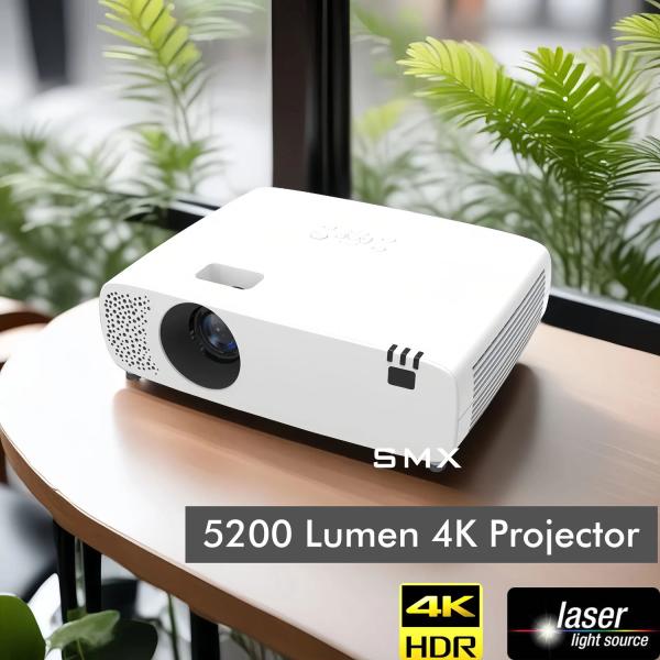 Quality Ultra HD 5200 Lumen Laser Movie Projector High Brightness Home Theater for sale