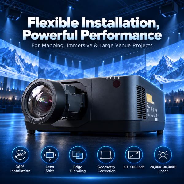 Quality 20000 Lumen 3LCD Laser Projector | Mapping & Large Venue Projector for sale