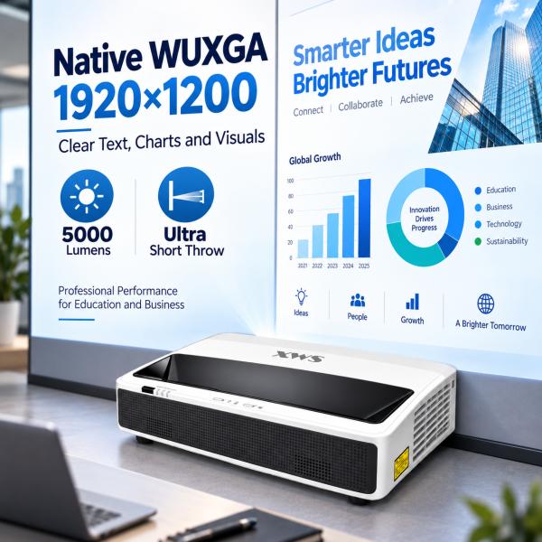 Quality UST Home Theater Laser Projector 5000 Lumen WUXGA High Resolution for sale