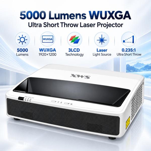 Quality UST Home Theater Laser Projector 5000 Lumen WUXGA High Resolution for sale