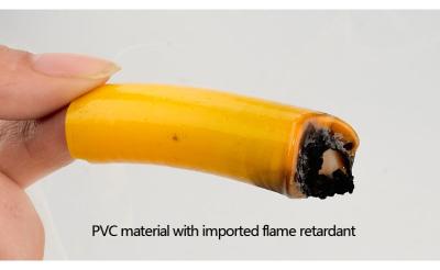 Cina Tubo flessibile resistente al fuoco della copertura di PVC degli ss, un tubo flessibile ignifugo da 15,8 millimetri in vendita