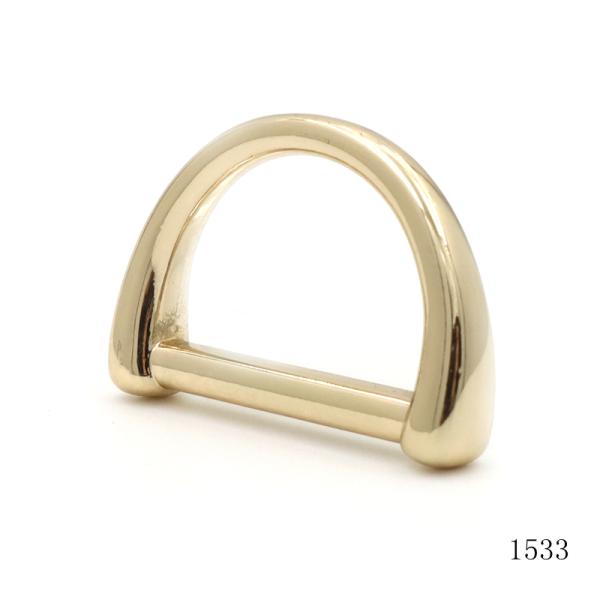 Quality Mirror Finish Metal D Ring 1 Inch Handbag D Ring Corrosion Resistant for sale