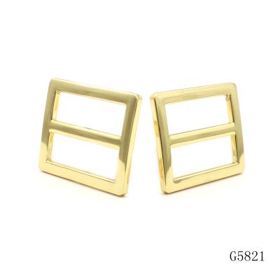 China 26mm Strap Adjuster Buckle Tri Glide Zinc Alloy Buckle Gold for sale