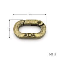 China Custom Engraved Oval Spring Ring Clasp Zinc Alloy Key Chain Accessories 30mm for sale