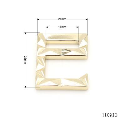 China OEM / ODM Metal Adjuster Buckle Gold Bag Adjuster Buckle For Handbags Decorative for sale