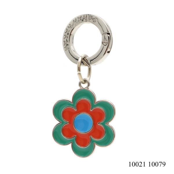 Quality Zinc Alloy Metal Enamel Charms Soft Enamel Flower Bag Charms Colorful for sale