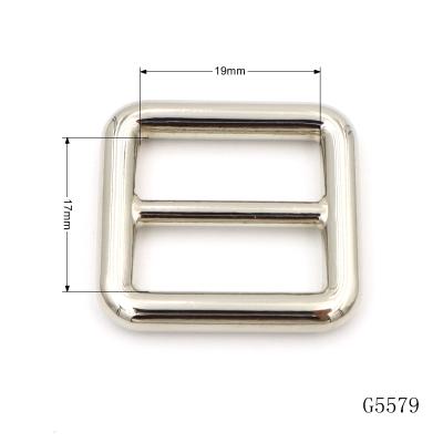 China Zinc Alloy Metal Strapping Buckles OEM / ODM Tri Glide Slide Buckle For Bag And Pet Collar for sale