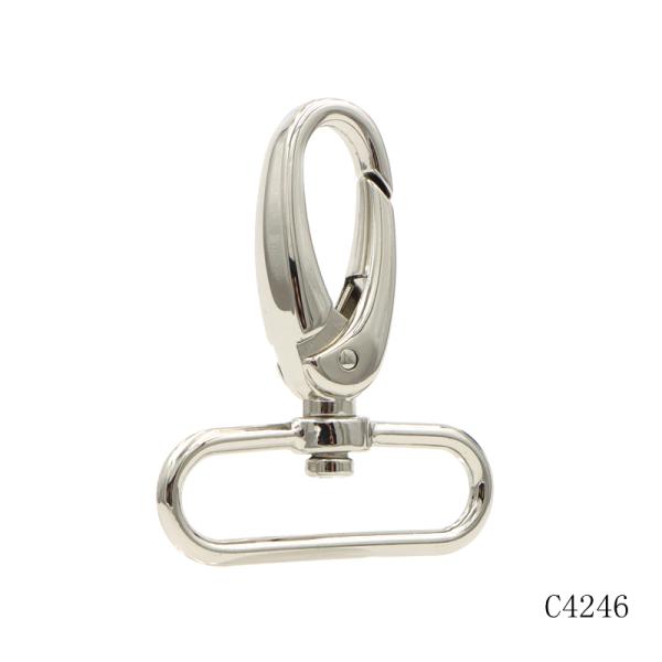 Quality 41mm Nickel Snap Hook OEM ODM Bag Snap Hook For Handbag Hardware for sale