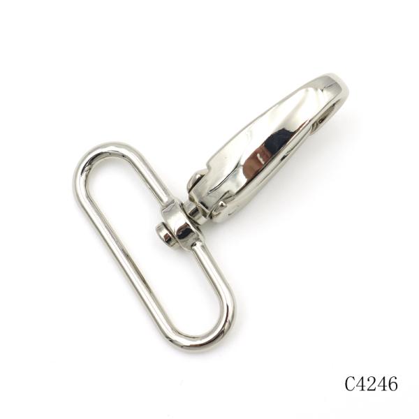 Quality 41mm Nickel Snap Hook OEM ODM Bag Snap Hook For Handbag Hardware for sale