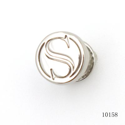 China 10mm Zinc Alloy Rivet Personalized Circle Rivet Silver For Leather Bag Parts for sale