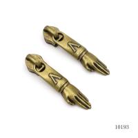China Hand Shape Zipper Pull Charm Matte Antique Brass Metal Zipper Slider for Bag Accessories OEM ODM for sale