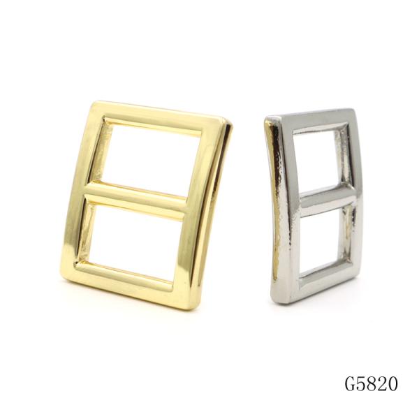 Quality Gold Plated Metal Square Buckle 16mm 19mm 26mm 32mm Adjustable Strap Buckles for sale