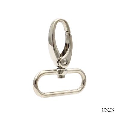 China High Quality Standard Size Various Size Nickel Swivel Snap Hook Metal Clasp Hooks For Handbag Hardware for sale