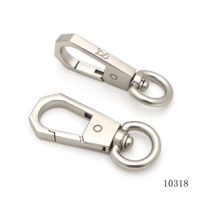 China Hexagonal Faceted Swivel Snap Hook Premium Die-Cast Zinc Alloy Angular Trigger Clasp with 360° Swivel Ring for Luxury Handbag Keychain and Pet Collar Hardware for sale