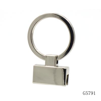 China Trendy Metal Keyfob Key Ring 18mm Metal Key Chain Key Ring Leather Holder Accessories for sale