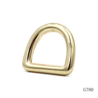 China Quality Metal D Ring Buckle 16mm Bag Strap Adjust Buckle Dog Collar D Ring Connector for sale