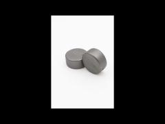 Flat round bracelet metal logo spacer beads for bracelet