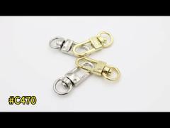 small 35mm lobster clasp metal keychain snap hook