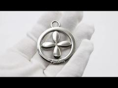 Bag Parts & Key Chain Accessories Custom Metal Label Logo Tags