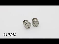 10mm Circle Flat Rivet Decorative Cap Logo Custom Metal Logo Rivet with Branded Design