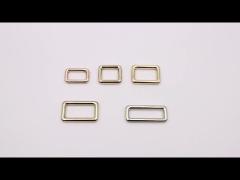 Metal Rectangle Loop Buckle for Bag Strap