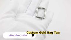 Custom Logo Square metal buckle