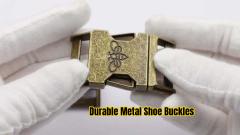 Custom logo dog collar metal buckle 25mm